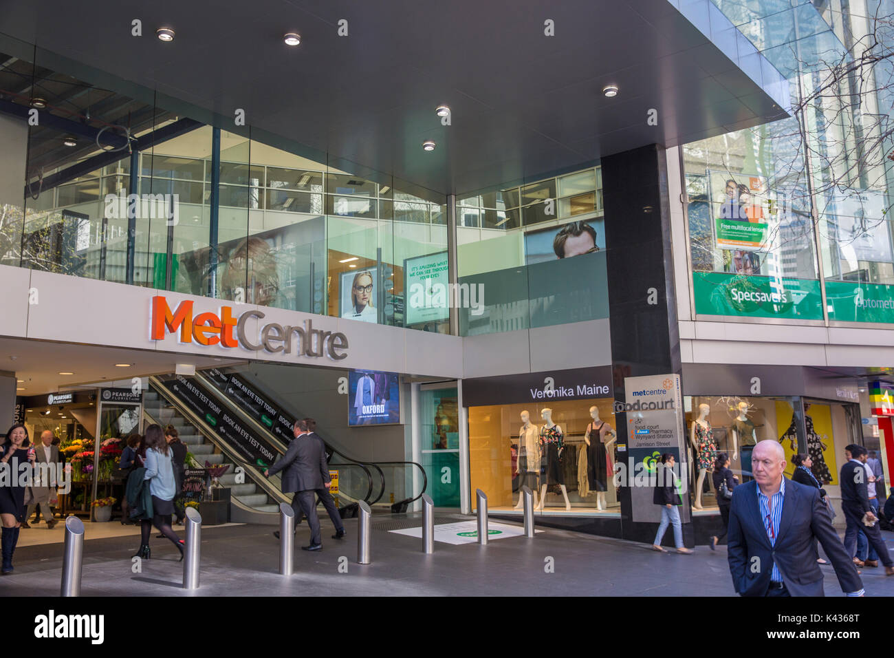 Metcentre shopping centre store mall in Sydney city centre contains ...