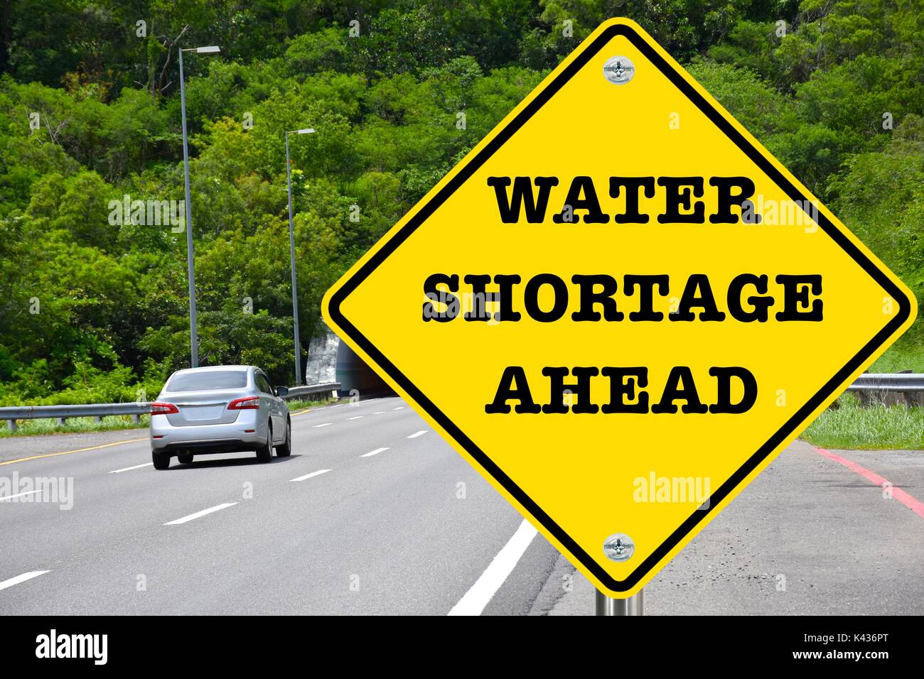 Drought warning sign hi-res stock photography and images - Alamy