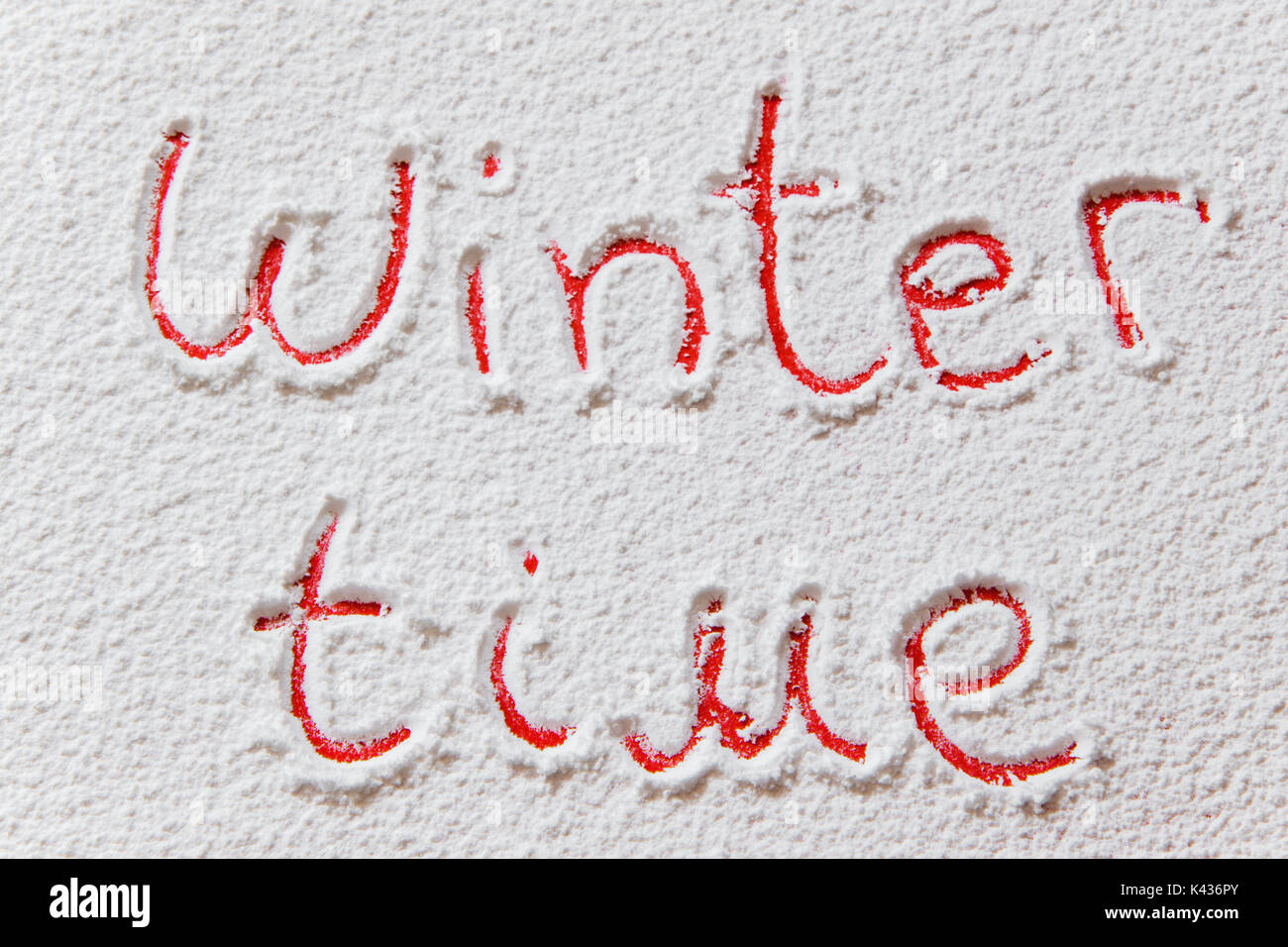 Cold lettering handwritten hi-res stock photography and images - Alamy