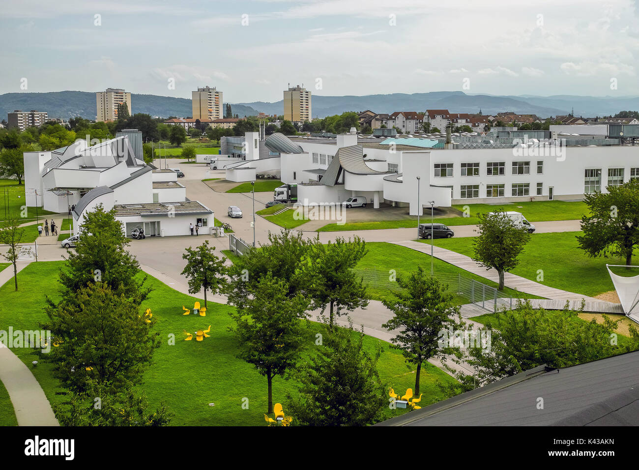 Vitra Compound, Weil am Rhein, Germany. Buildings are designed by world ...