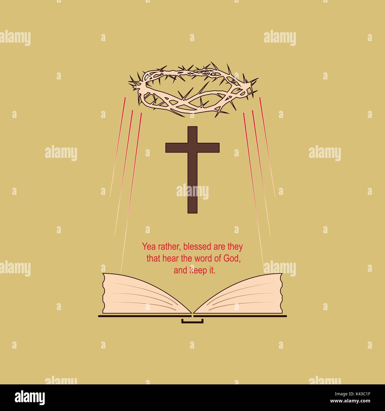 The Holy Bible Stock Vector Image & Art - Alamy