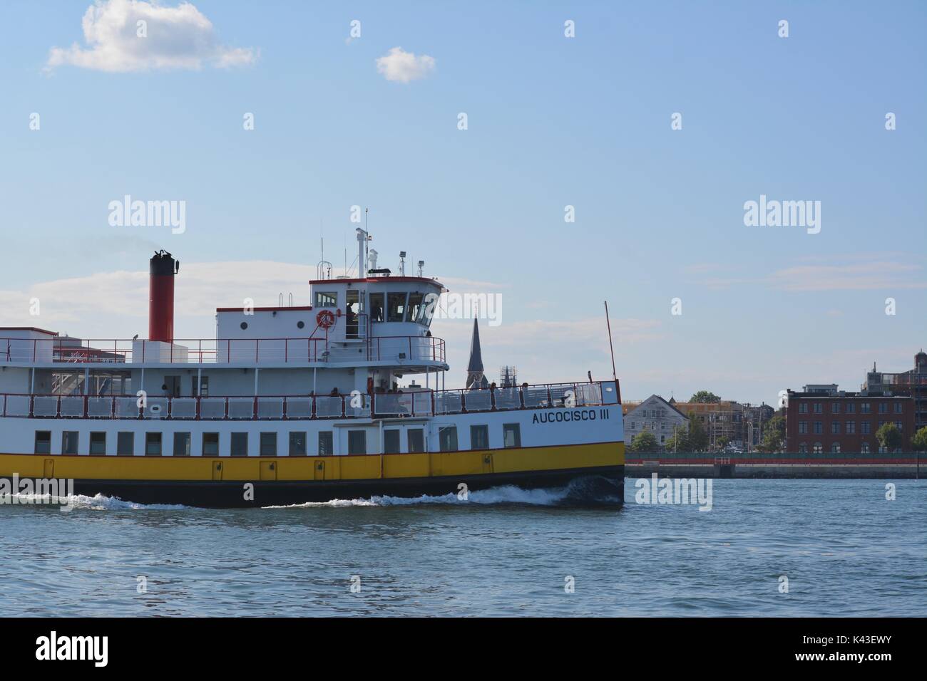 Views around Portland, Maine in the Summertime on a sunny day Stock ...