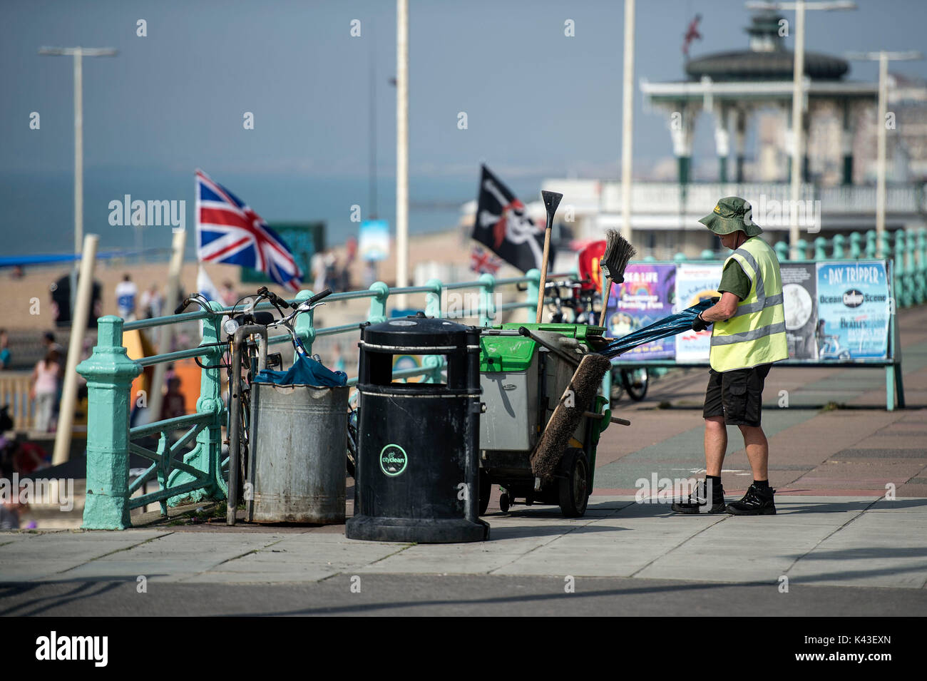 Council street cleaner hi-res stock photography and images - Alamy