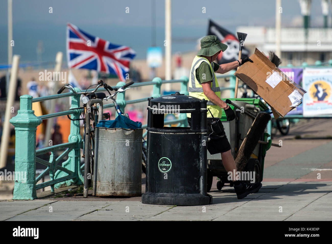 Council street cleaner hi-res stock photography and images - Alamy