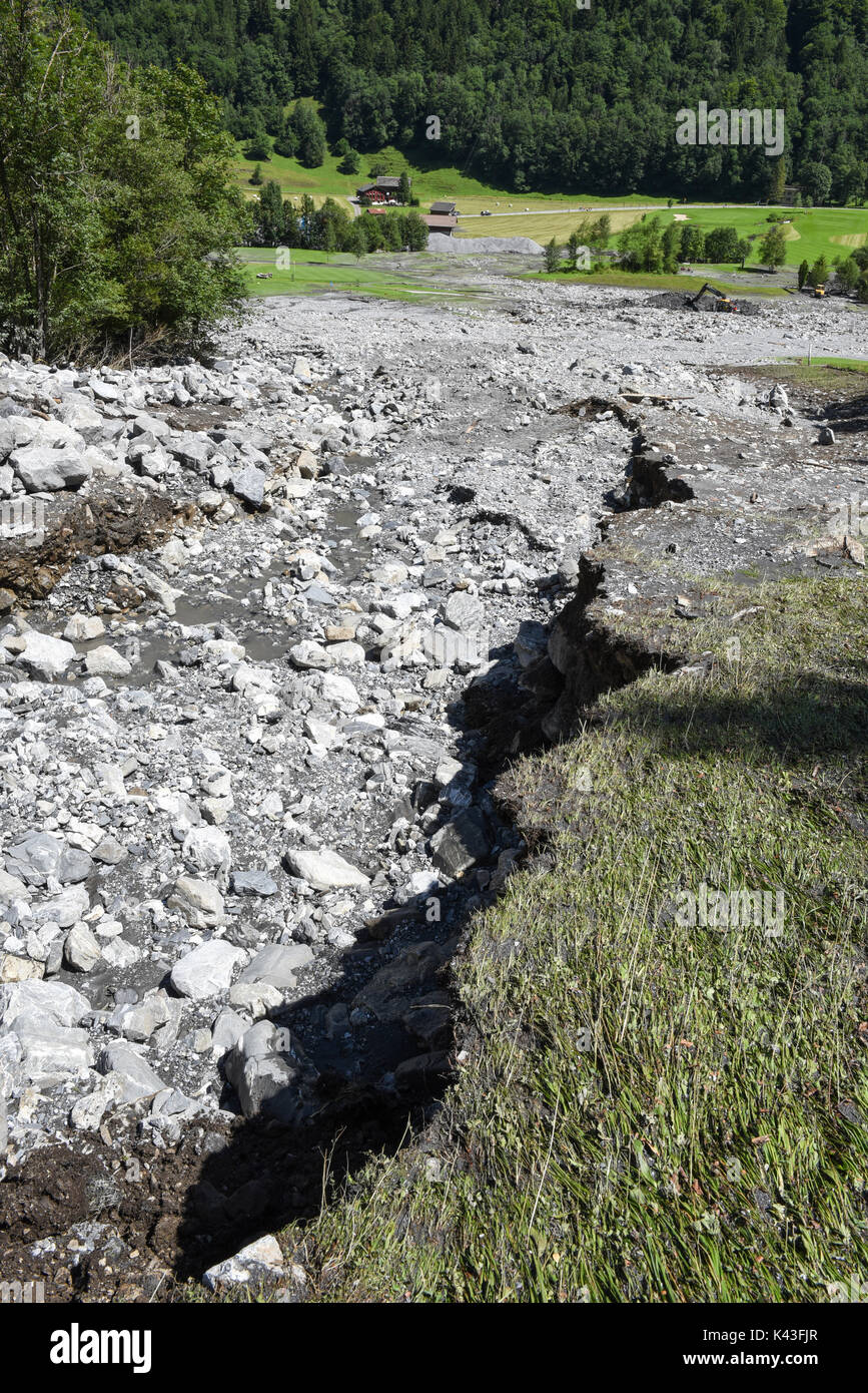 Landslide at Engelberg on the Swiss alps Stock Photo - Alamy