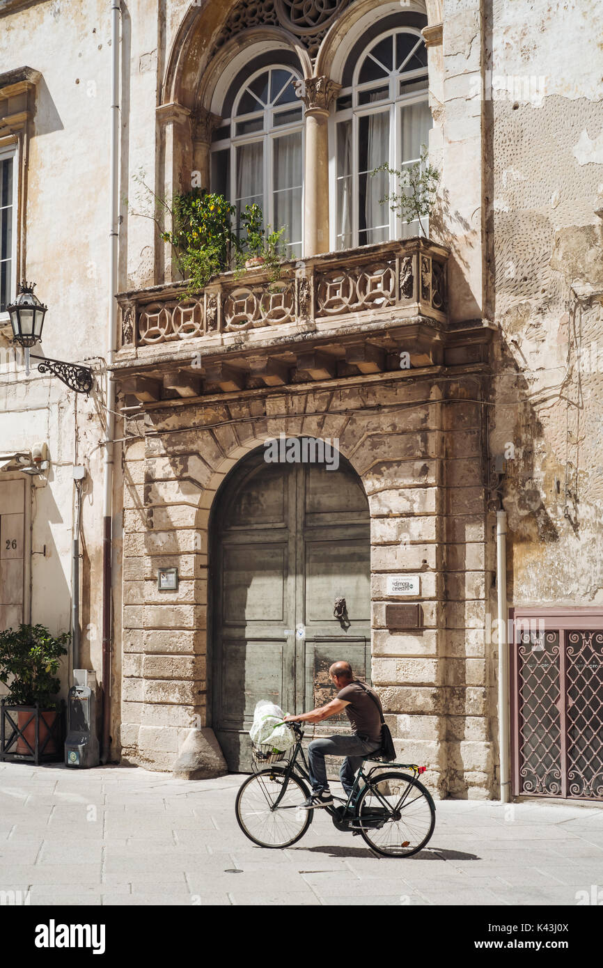 The wonderful baroque city of Lecce, in Salento, Puglia region Stock ...