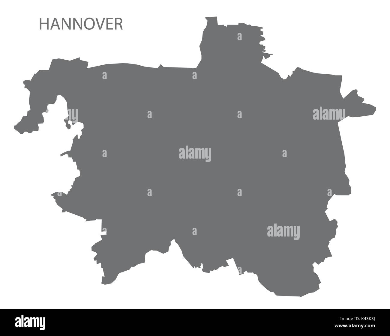 Hannover city map hi-res stock photography and images - Alamy
