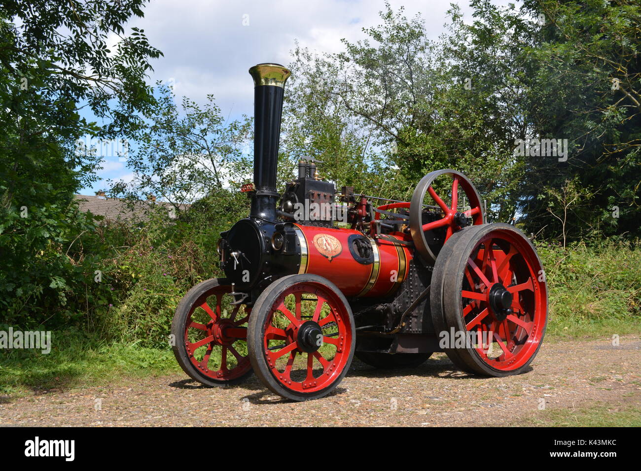 Marshall Traction Engine 6 inch scale model Stock Photo - Alamy
