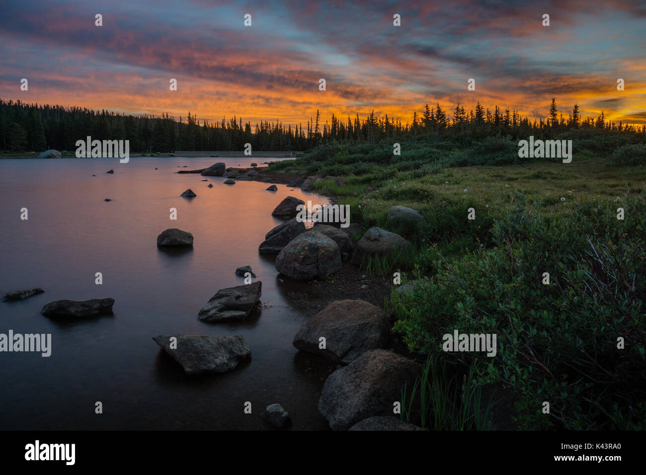 Brainard Lake Recreation Area, Ward, Colorado Stock Photo - Alamy