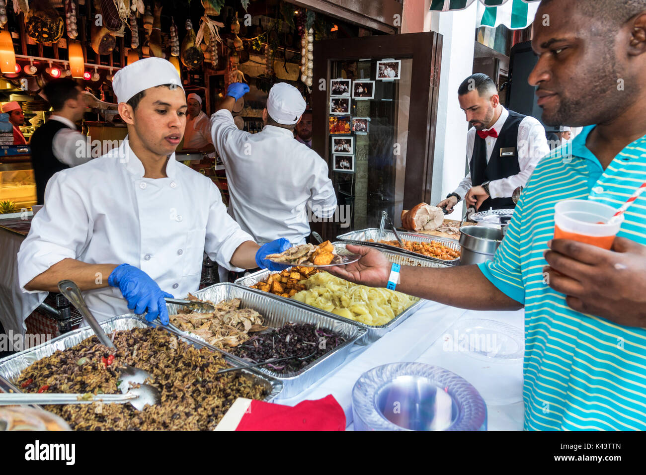 Miami Beach Florida,Espanola Way,grand reopening block party,Hispanic ...