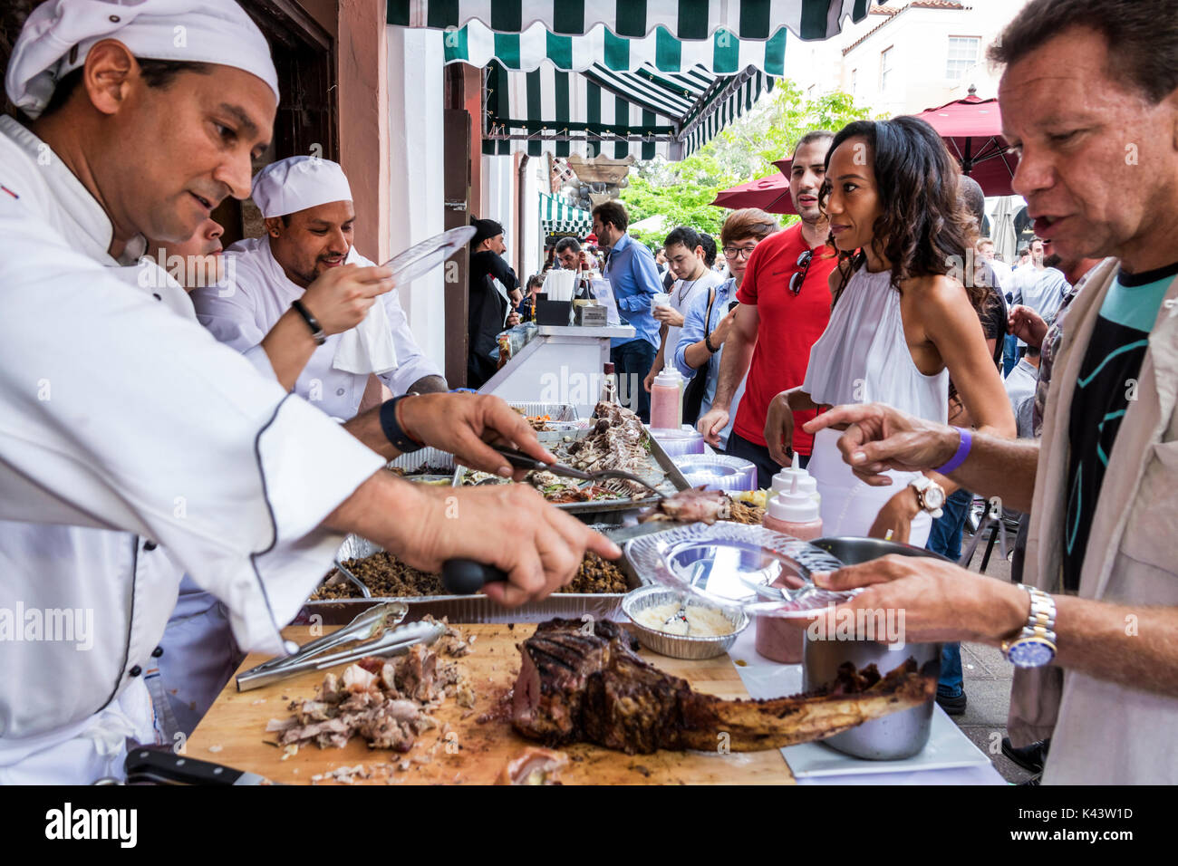 Miami Beach Florida,Espanola Way,grand reopening block party,Hispanic ...