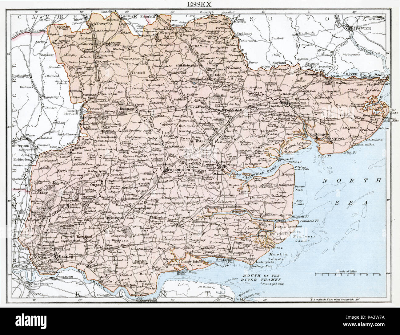 Map Of Basildon High Resolution Stock Photography and Images - Alamy