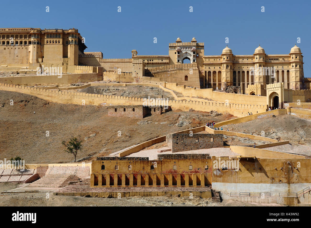 Amber fort agra india hi-res stock photography and images - Alamy