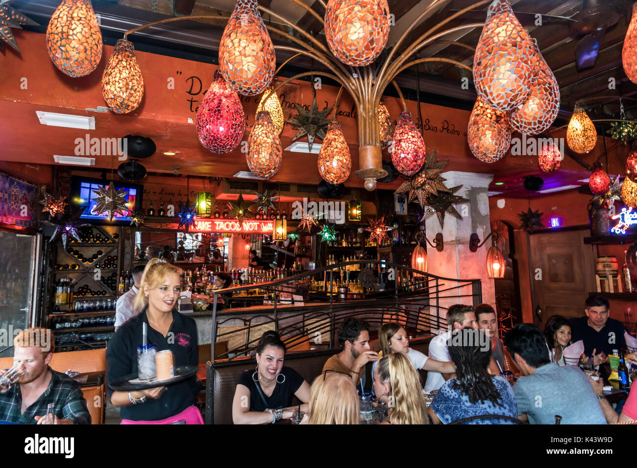 Miami Beach Florida,Espanola Way,grand reopening block party,Hispanic ...