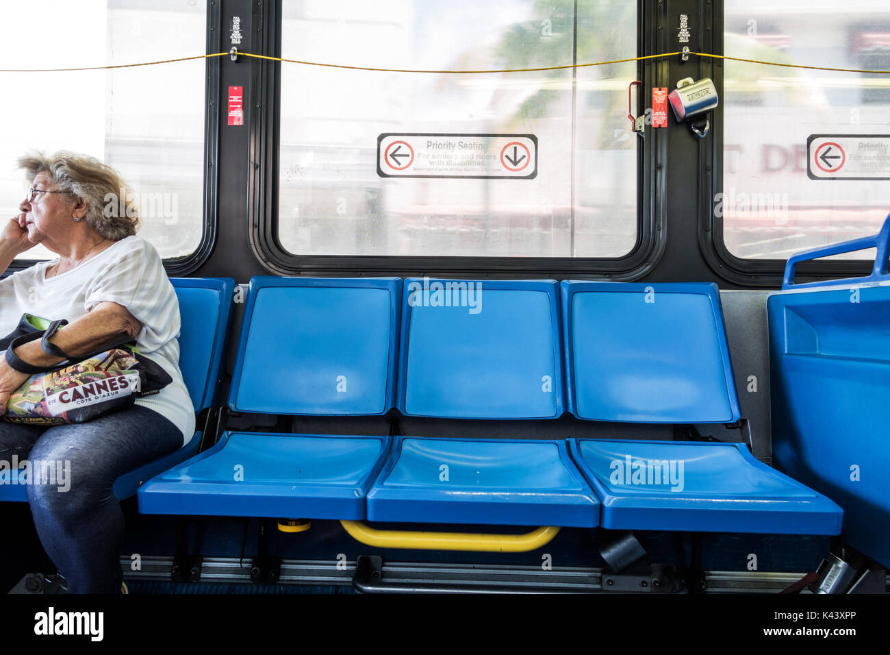 Elderly Using Bus High Resolution Stock Photography and Images - Alamy