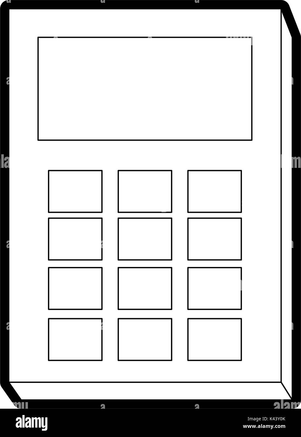 Isolated calculator design Stock Vector Image & Art - Alamy
