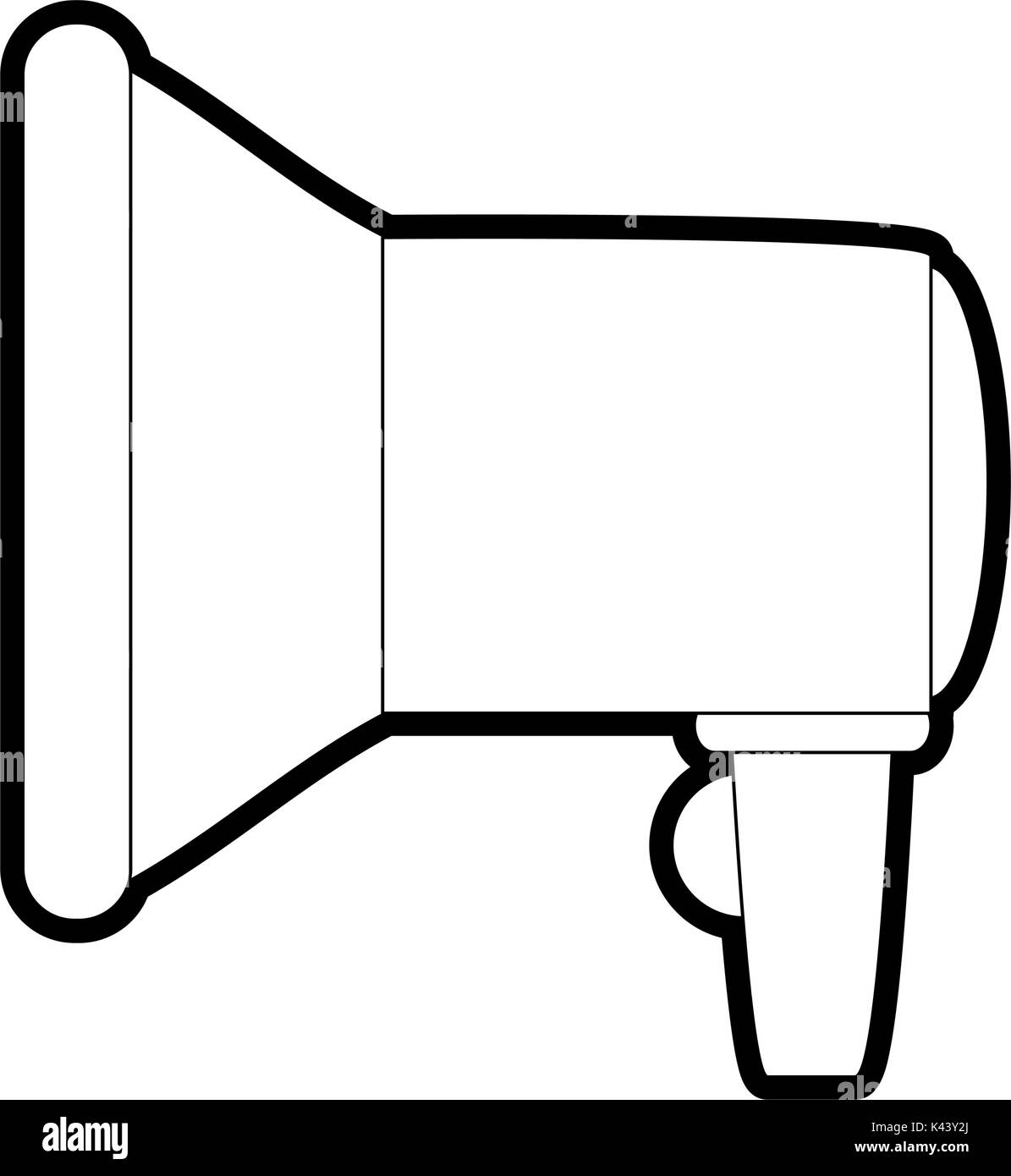Isolated megaphone design Stock Vector Image & Art - Alamy