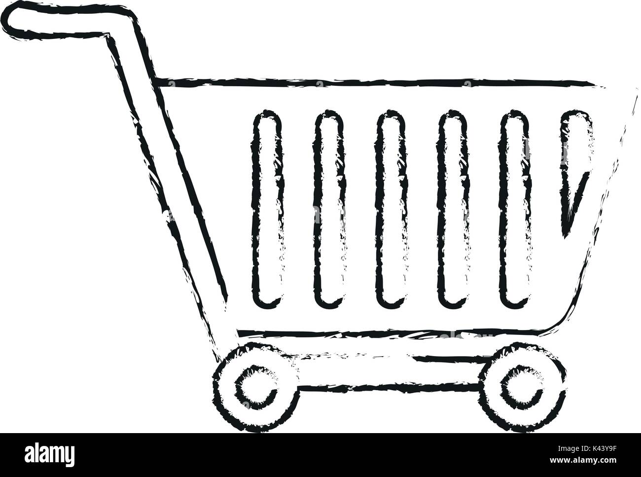 Isolated shopping cart design Stock Vector Image & Art - Alamy