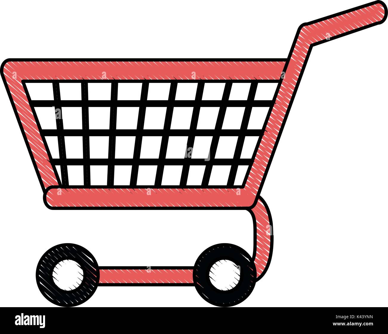 Isolated shopping cart design Stock Vector Image & Art - Alamy