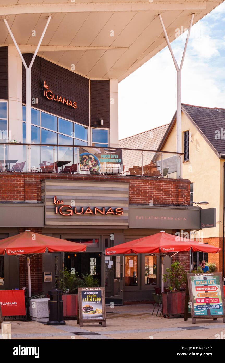 The las Iguanas restaurant at Riverside in Norwich , Norfolk , England ...