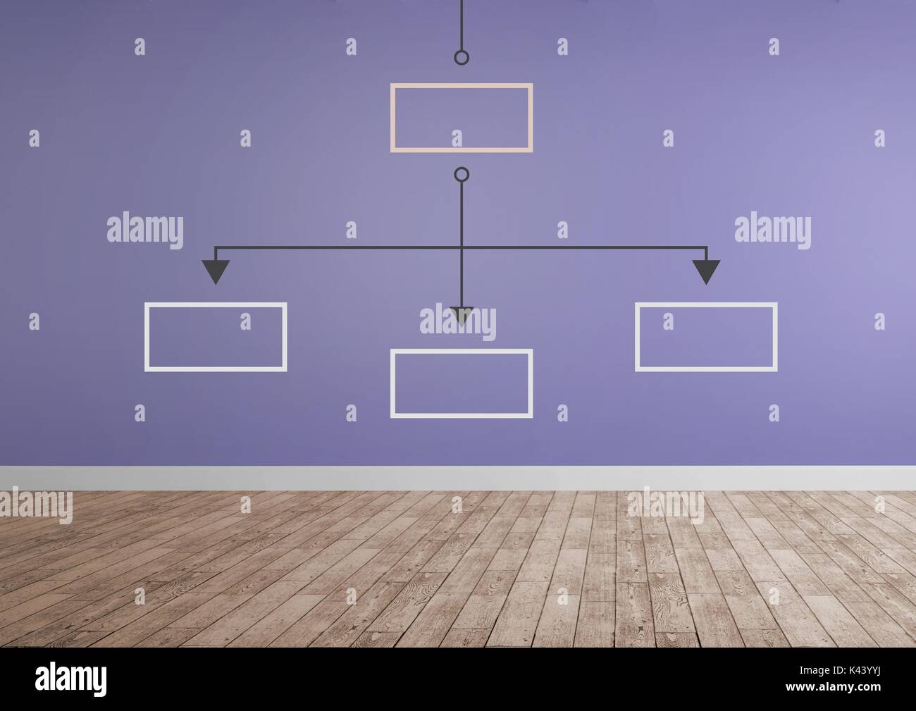 Digital composite of mind map over room background Stock Photo - Alamy
