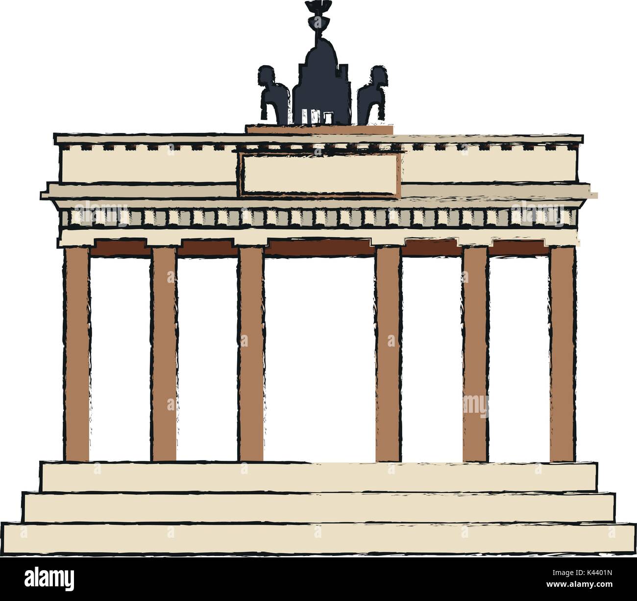Isolated brandenburg gate design Stock Vector Image & Art - Alamy