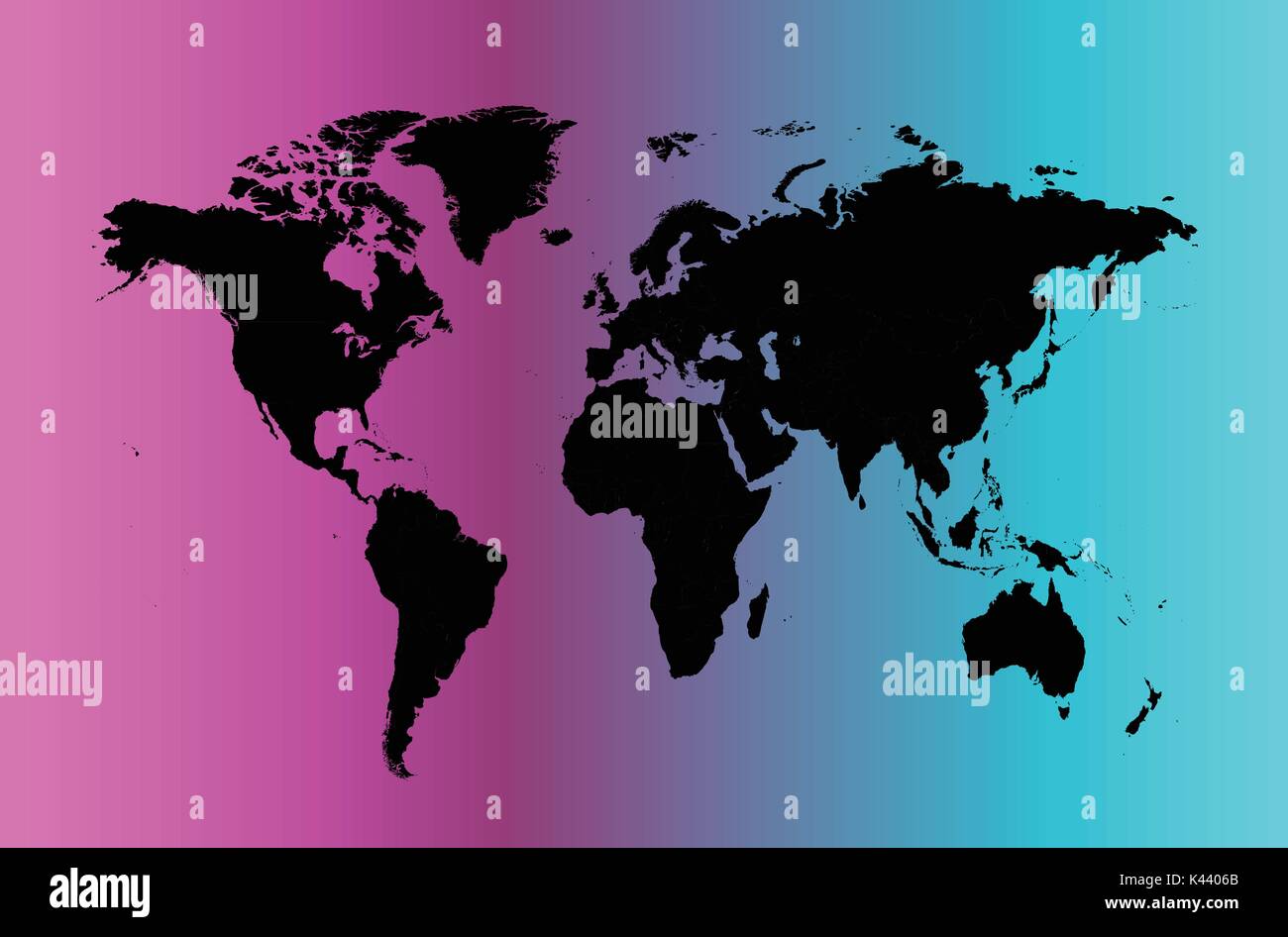 World map black color vector Stock Vector Image & Art - Alamy