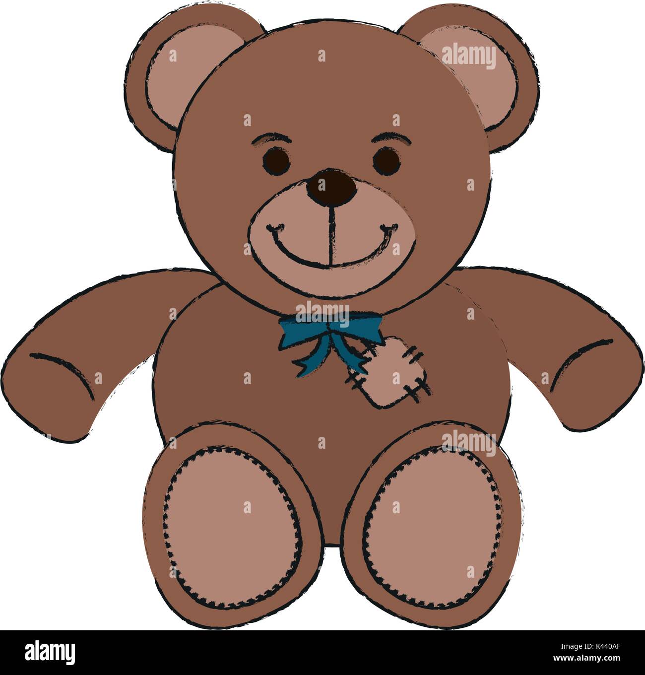 Isolated teddy bear toy design Stock Vector Image & Art - Alamy