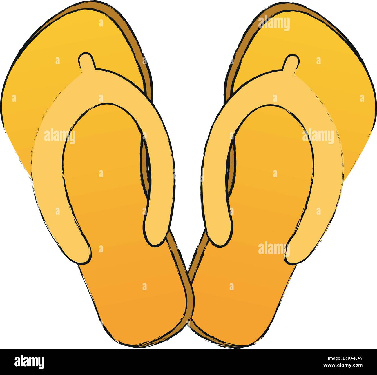 Female sandals feet Stock Vector Images - Alamy