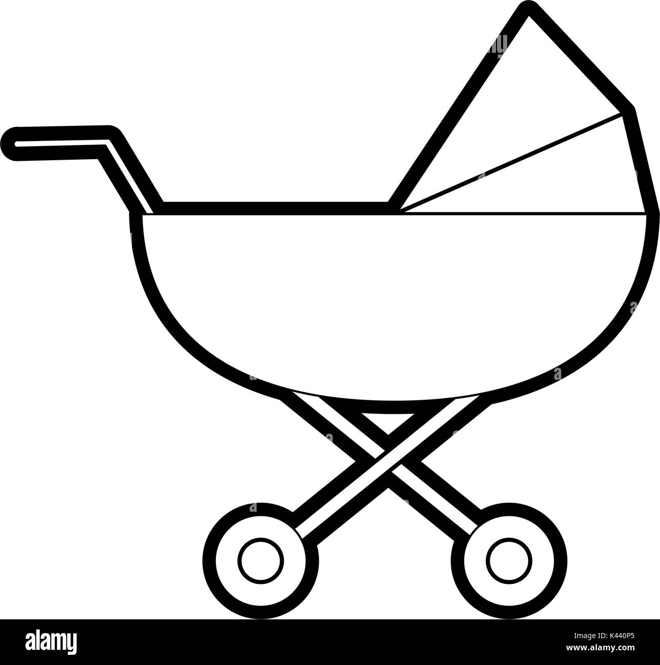 Isolated stroller design Stock Vector Image & Art - Alamy