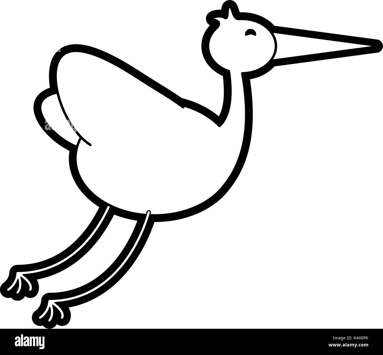 Isolated stork design Stock Vector Image & Art - Alamy