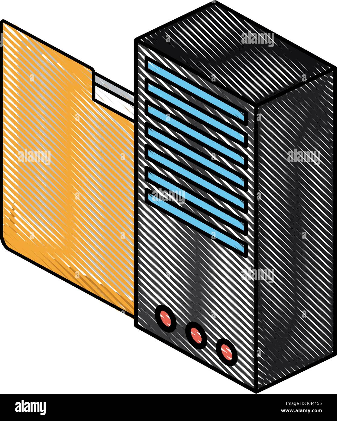 Database server storage Stock Vector Image & Art - Alamy