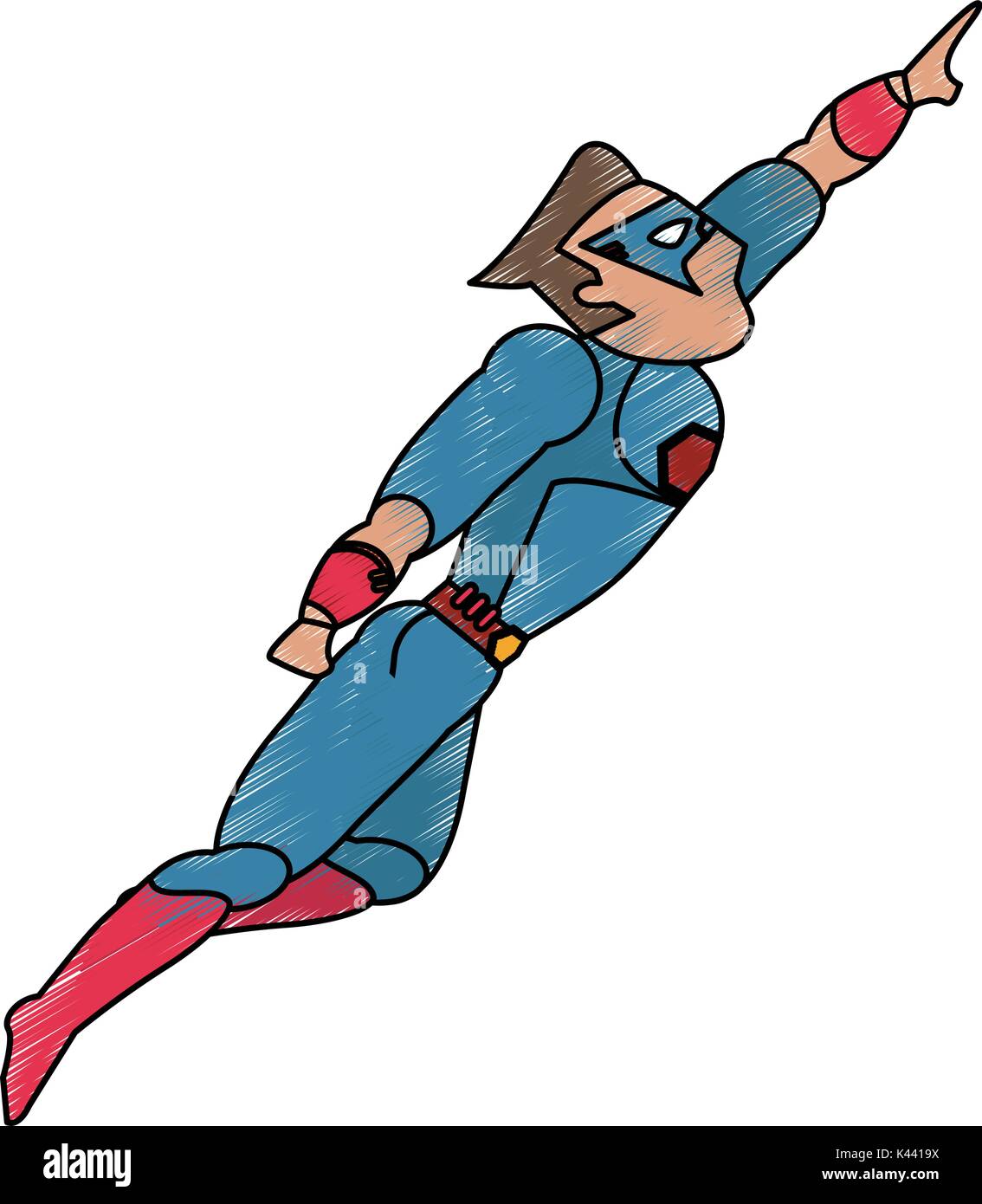 Draw superhero cartoon style vector hi-res stock photography and images ...