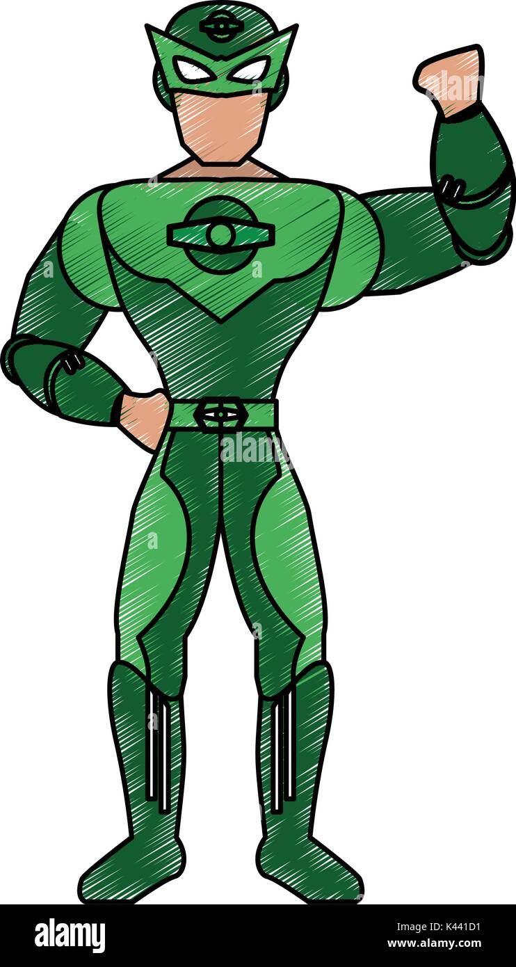 Draw superhero cartoon style vector hi-res stock photography and images ...