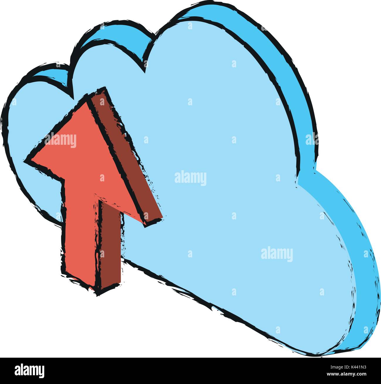 Cloud computing symbol Stock Vector Image & Art - Alamy