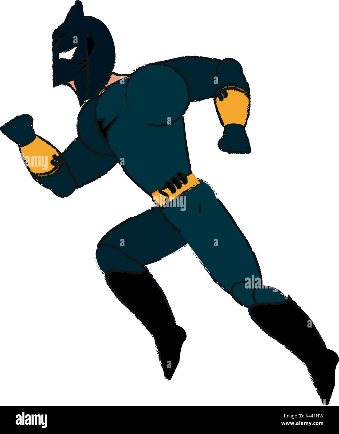Draw superhero cartoon style vector hi-res stock photography and images ...