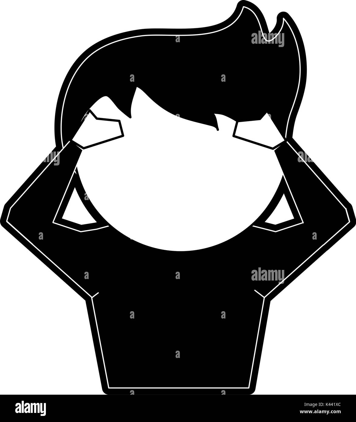 Confused black male Stock Vector Images - Alamy