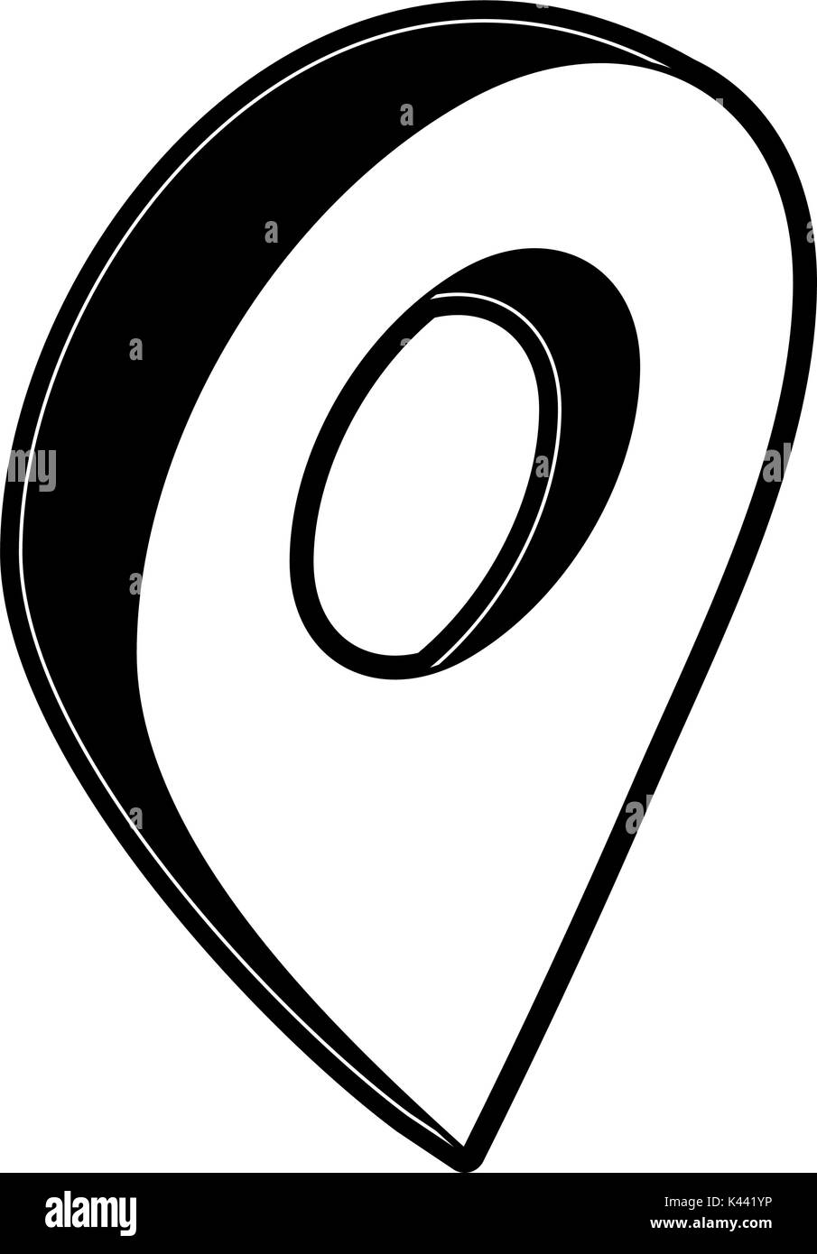 Map location pointer Stock Vector Image & Art - Alamy