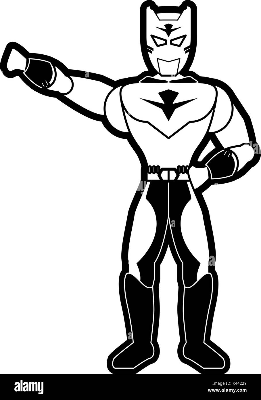 Superhero character cartoon Stock Vector Image & Art - Alamy