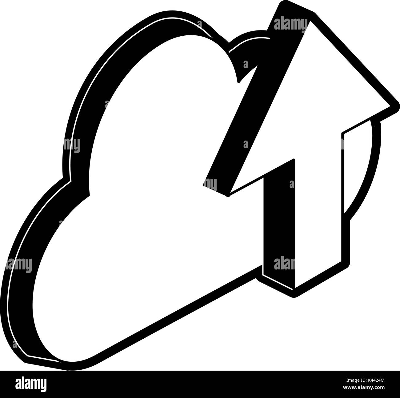 Cloud computing symbol Stock Vector Image & Art - Alamy