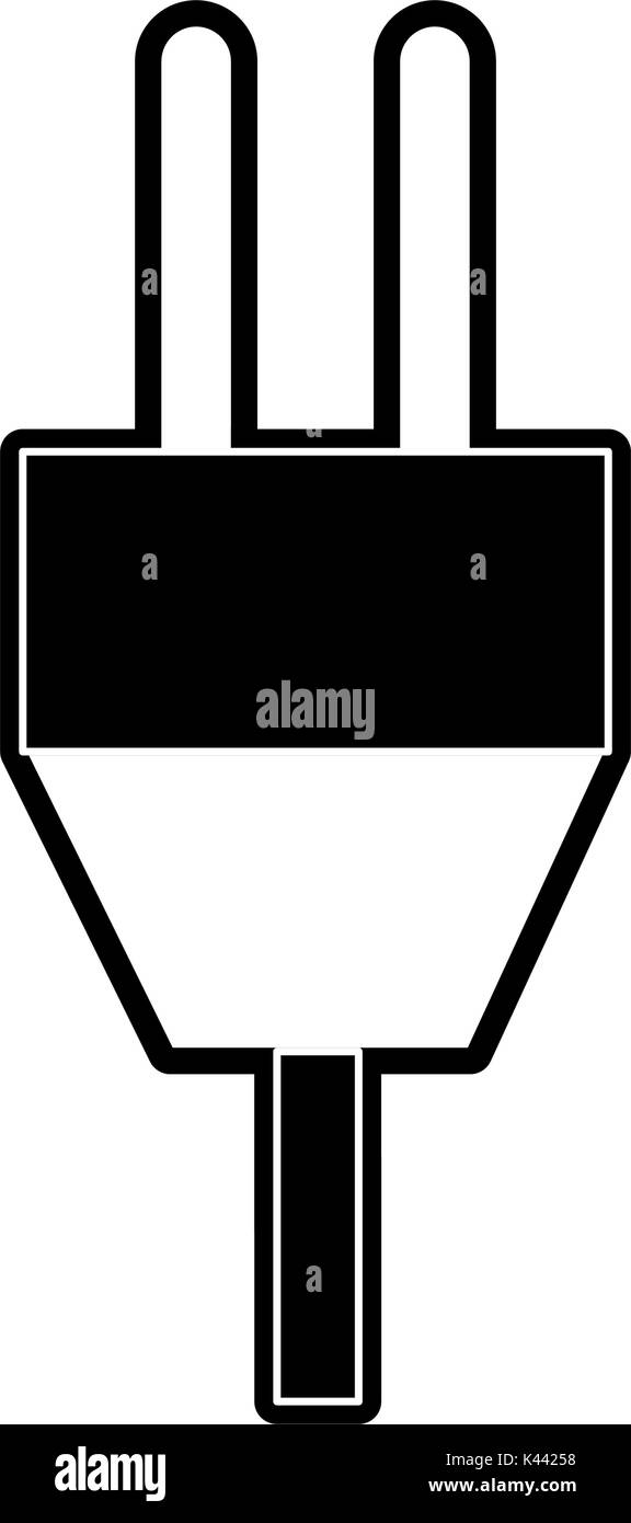 Electric plug isolated Stock Vector Image & Art - Alamy