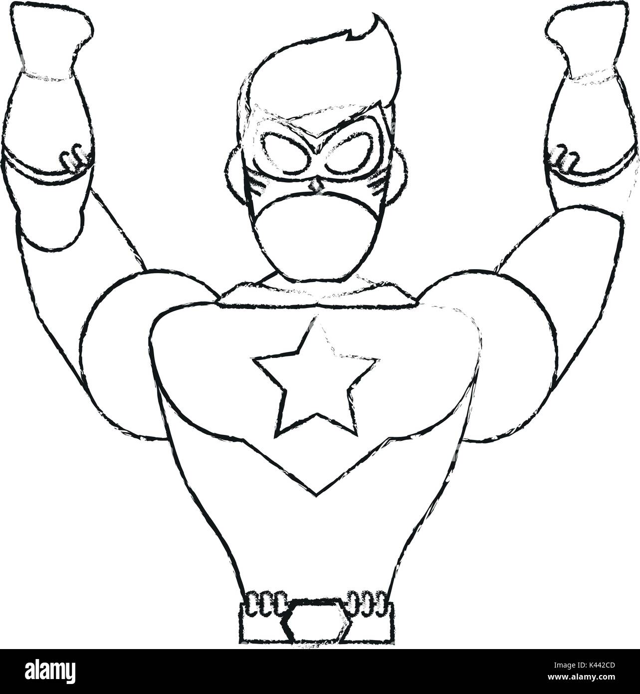 Draw superhero cartoon style vector hi-res stock photography and images ...