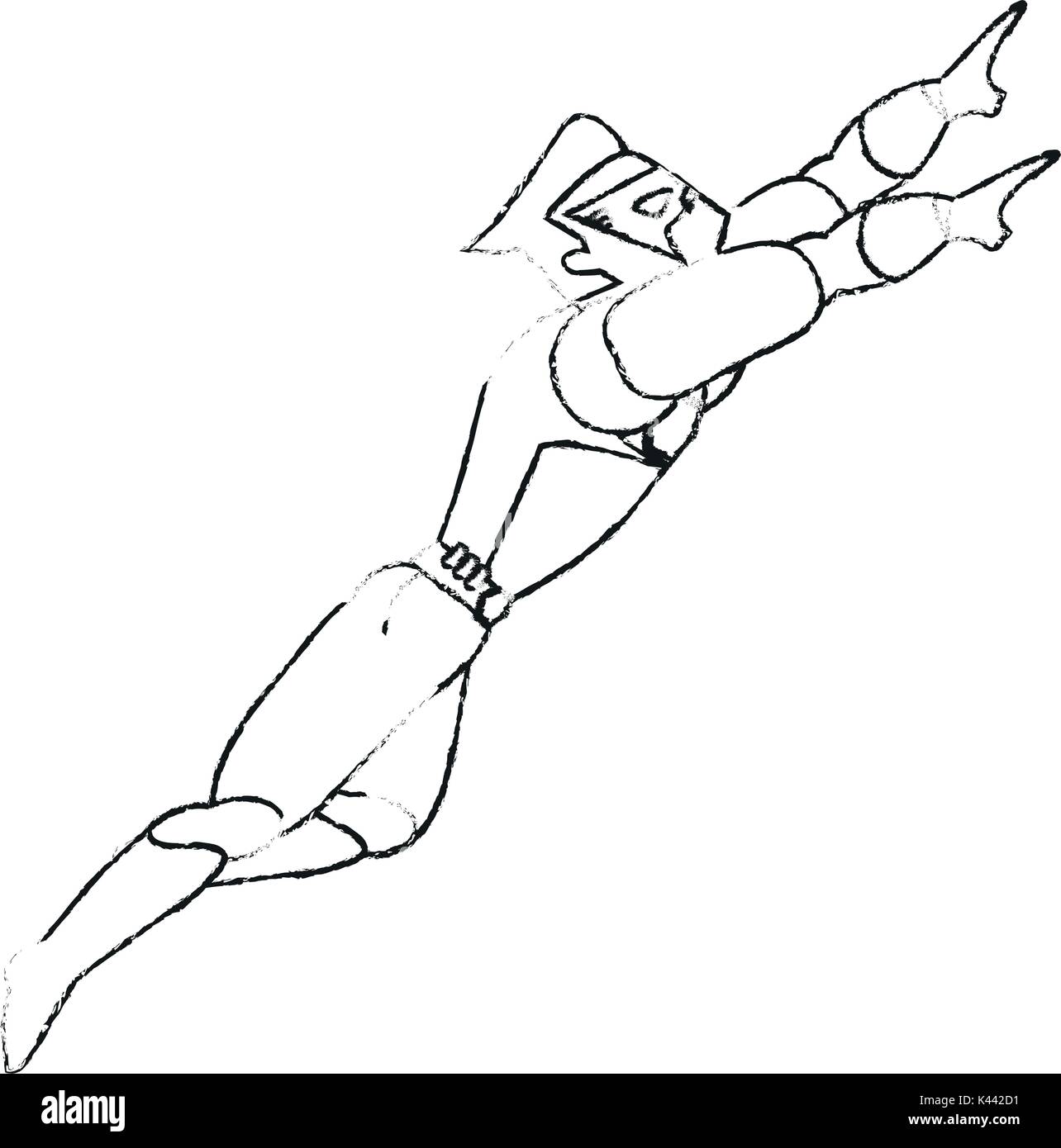 Draw superhero cartoon style vector hi-res stock photography and images ...
