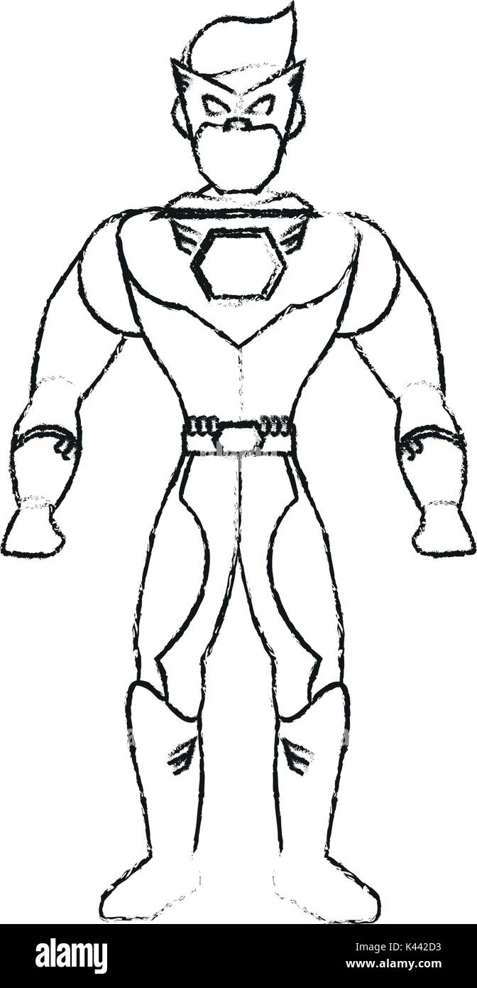 Draw superhero cartoon style vector hi-res stock photography and images ...