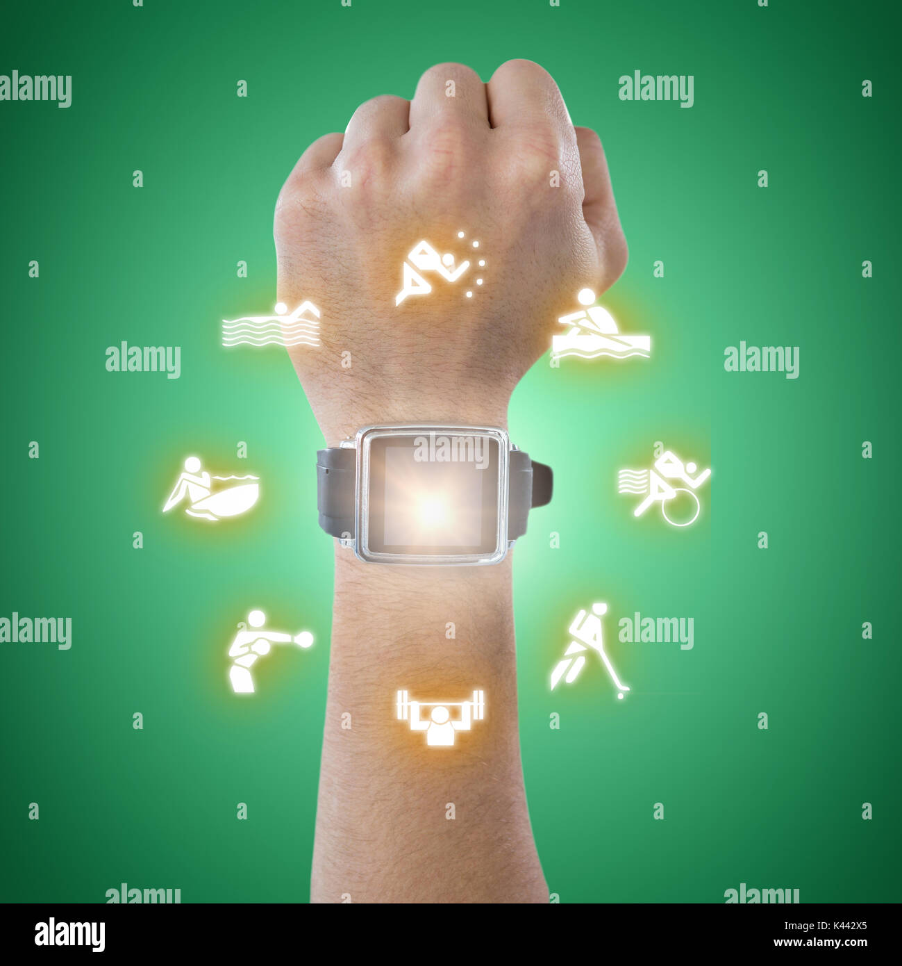 Barbell green screen hi-res stock photography and images - Alamy