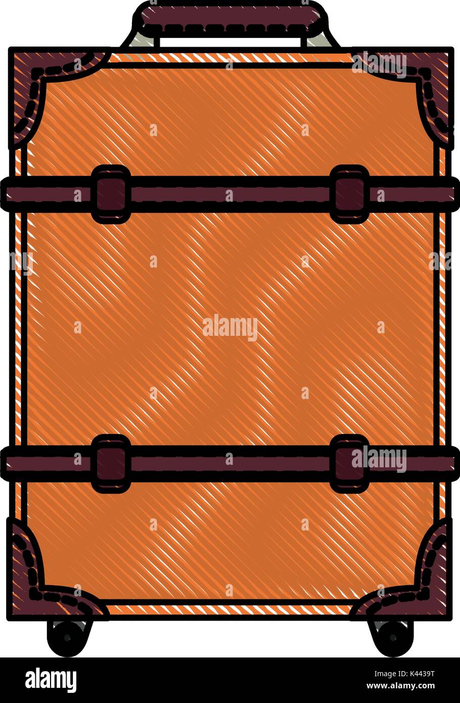 Travel suitcase isolated Stock Vector Image & Art - Alamy