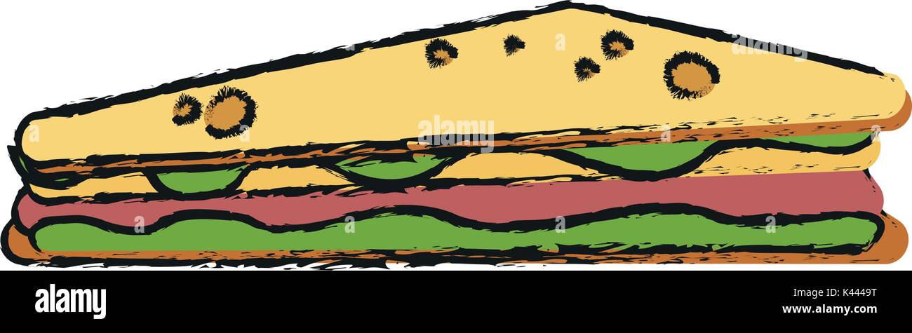 Delicious sandwich food Stock Vector Image & Art - Alamy