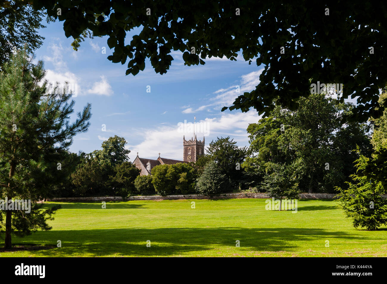 Sandringham Church at Sandringham Estate in Norfolk , England , Britain ...
