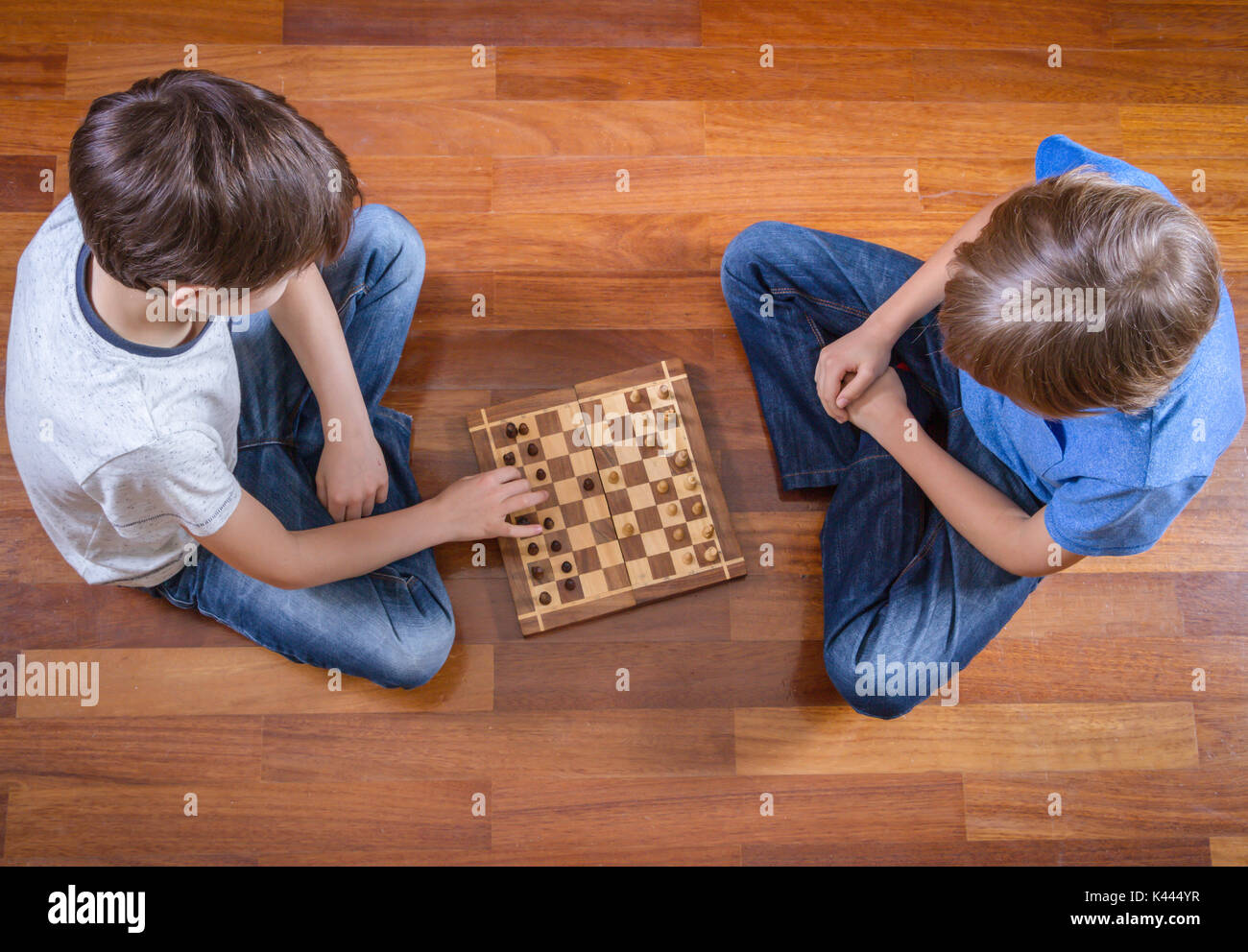 Teens Playing Chess