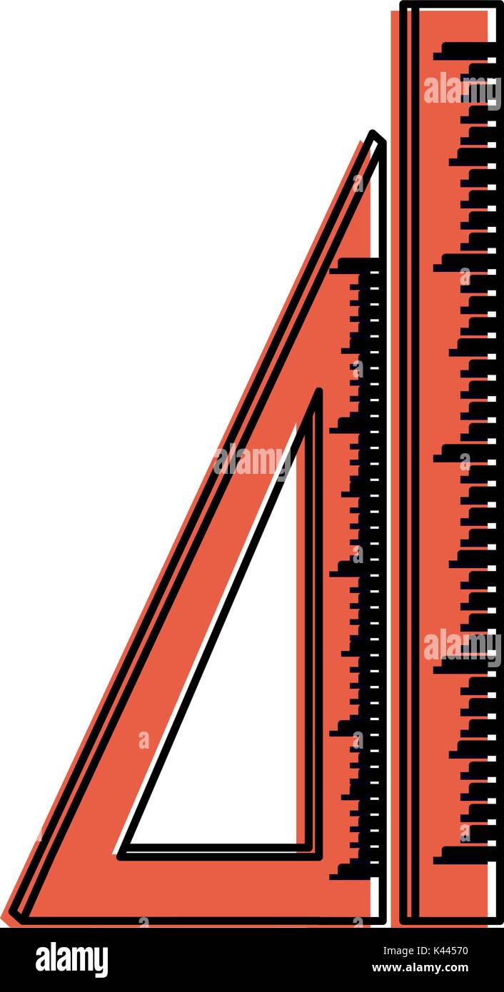 Rulers isolated tools Stock Vector Image & Art - Alamy